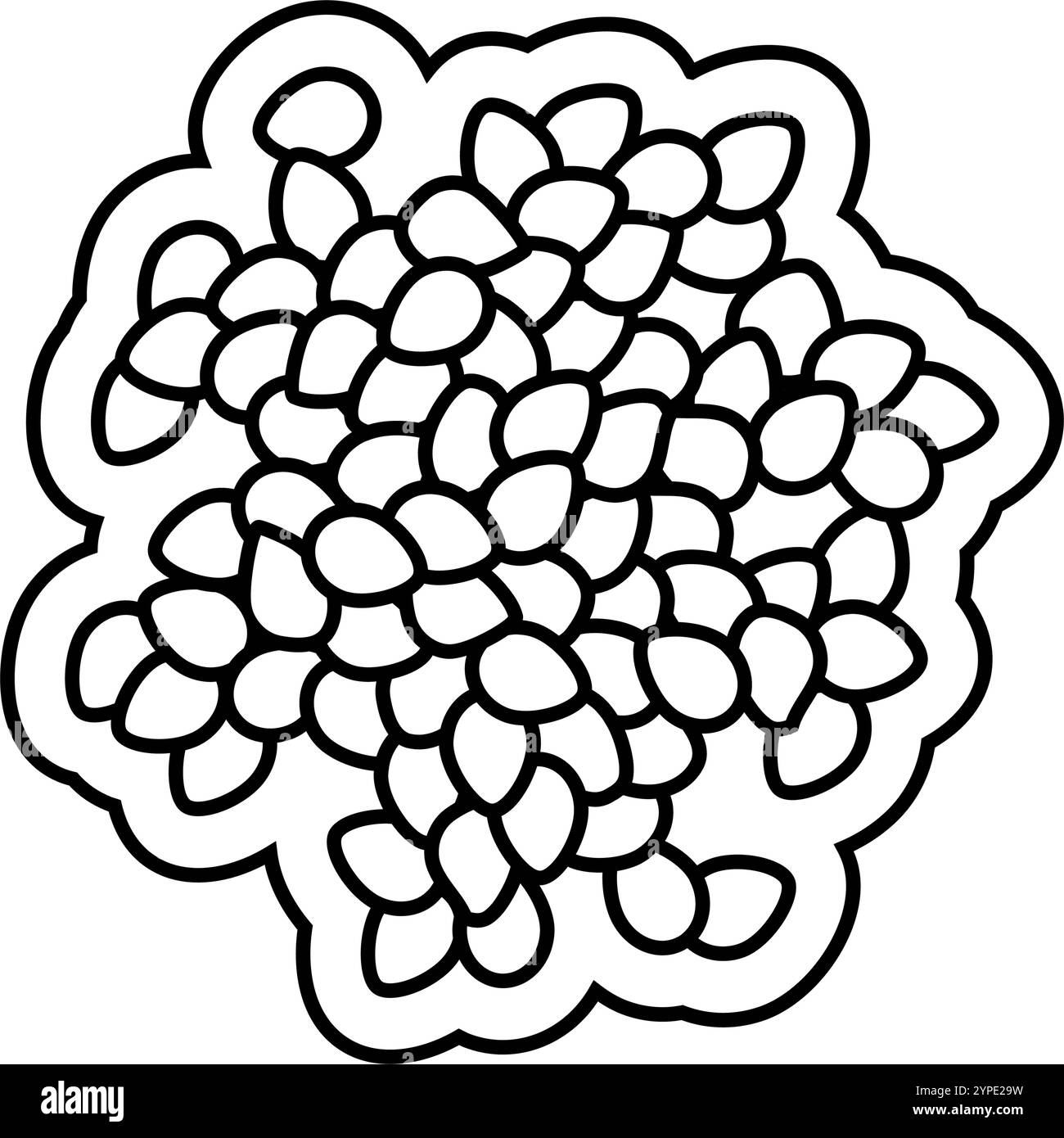 sesame allergen free product food line icon vector illustration Stock ...