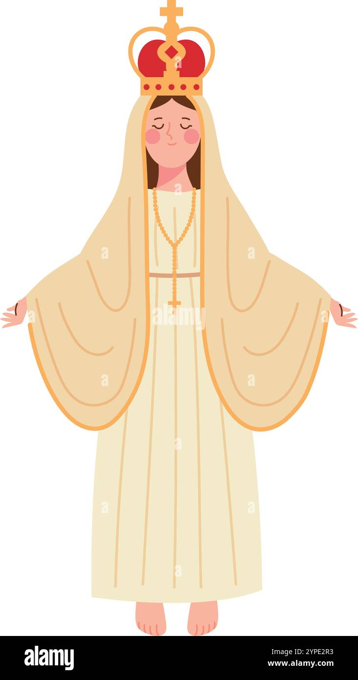 The virgin queen Stock Vector Images - Alamy