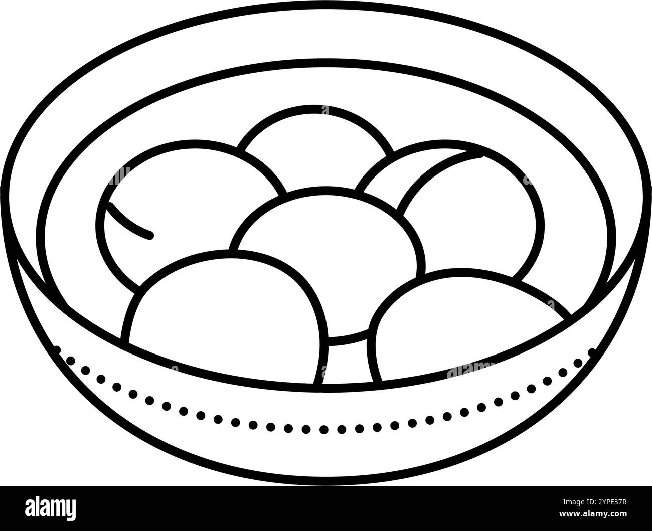 winter solstice chinese holiday line icon vector illustration Stock ...