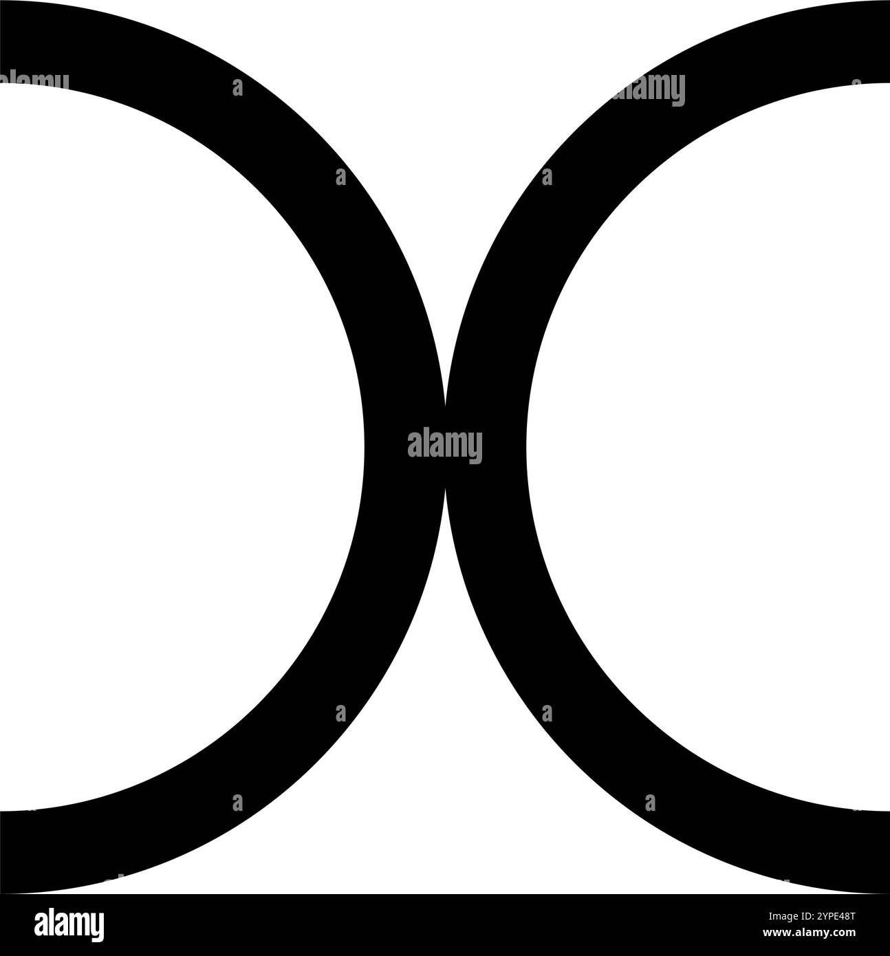 curved lines geometric shape Stock Vector Image & Art - Alamy