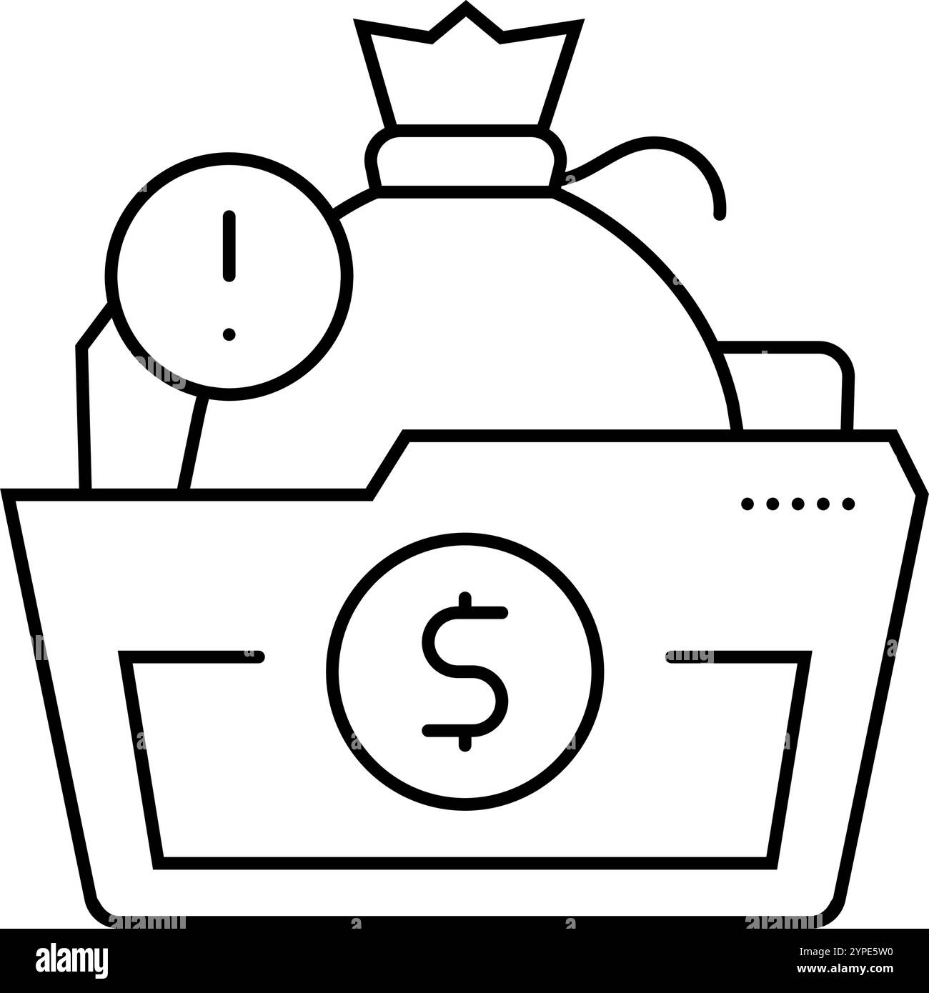 slush fund money business cash line icon vector illustration Stock Vector Image & Art - Alamy