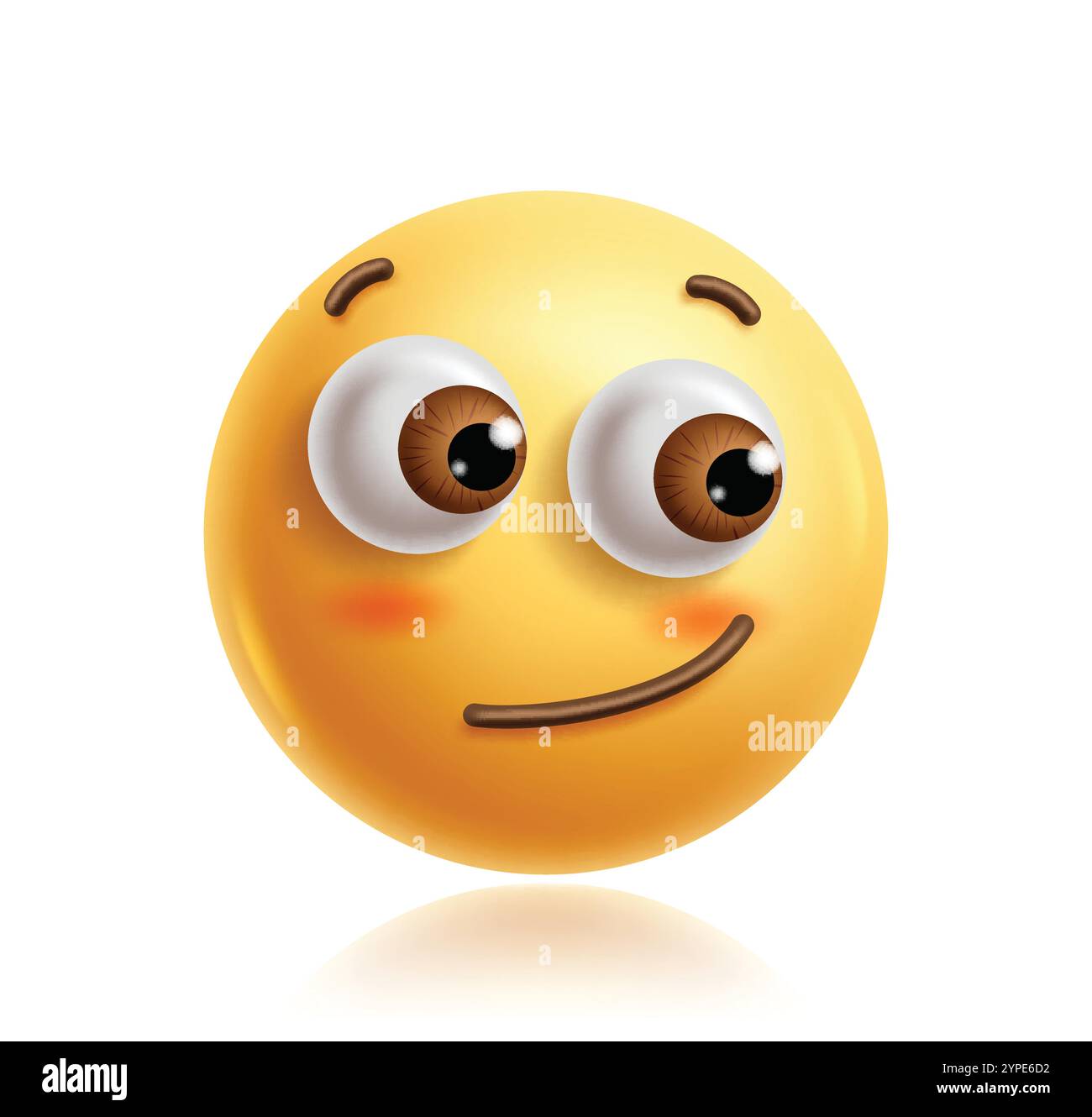 Innocent Smiley Face Innocent Blush Hi Res Stock Photography And