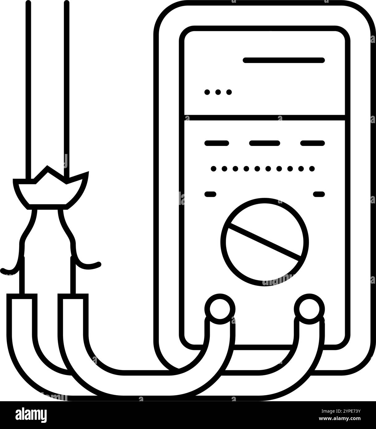 insulation check audit energy line icon vector illustration Stock ...