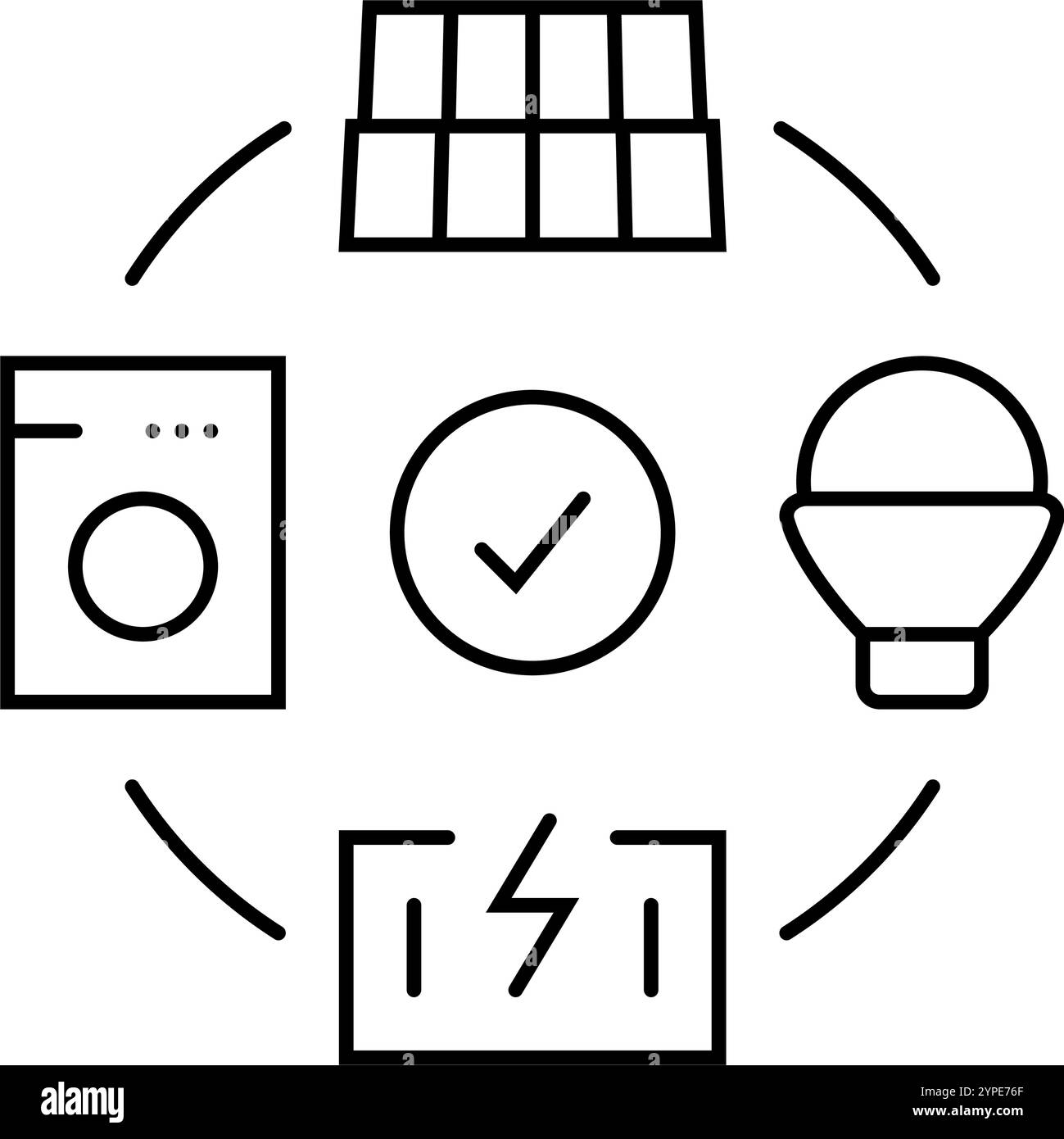 efficiency recommendations line icon vector illustration Stock Vector ...