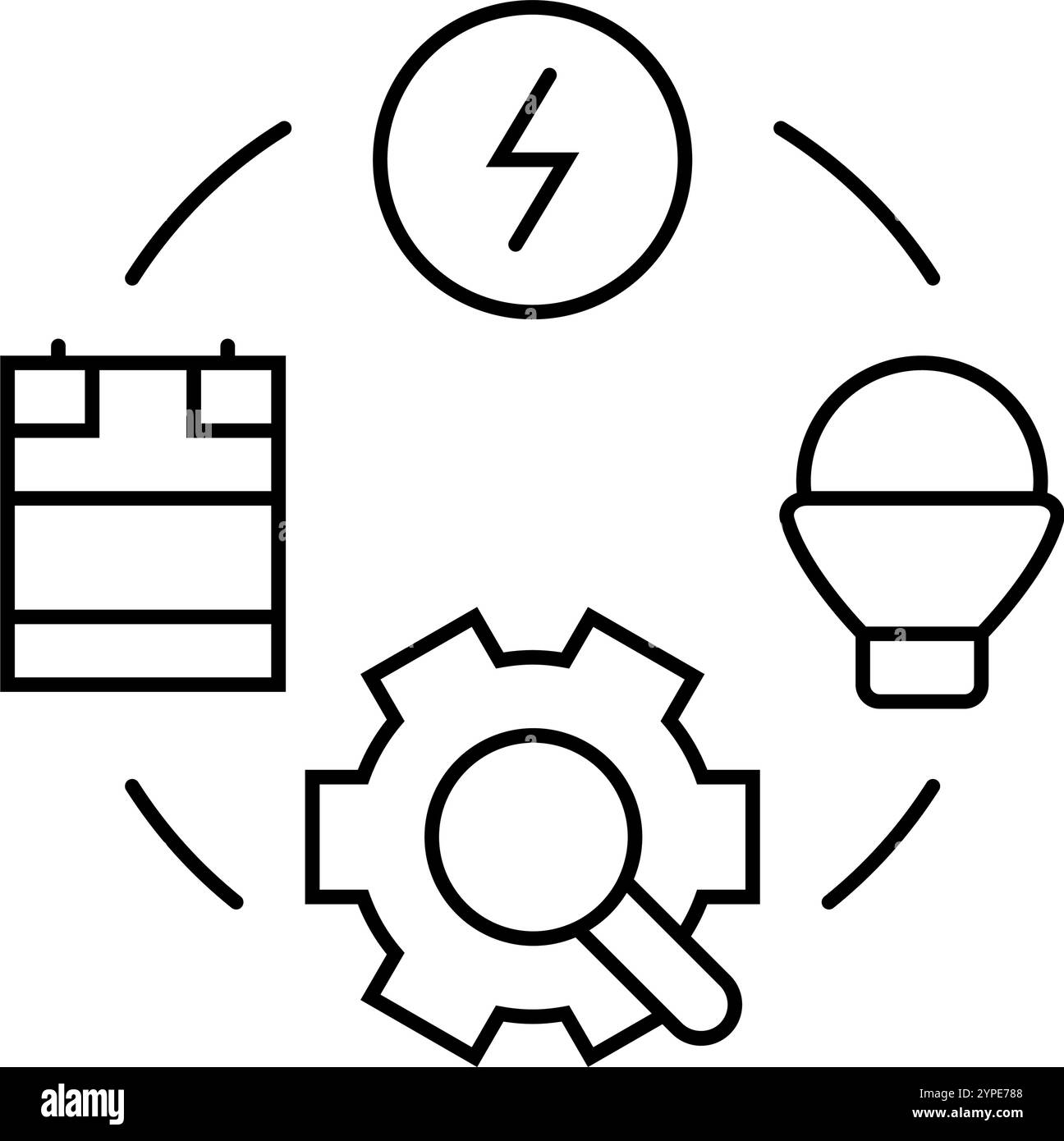 behavioral changes line icon vector illustration Stock Vector Image ...
