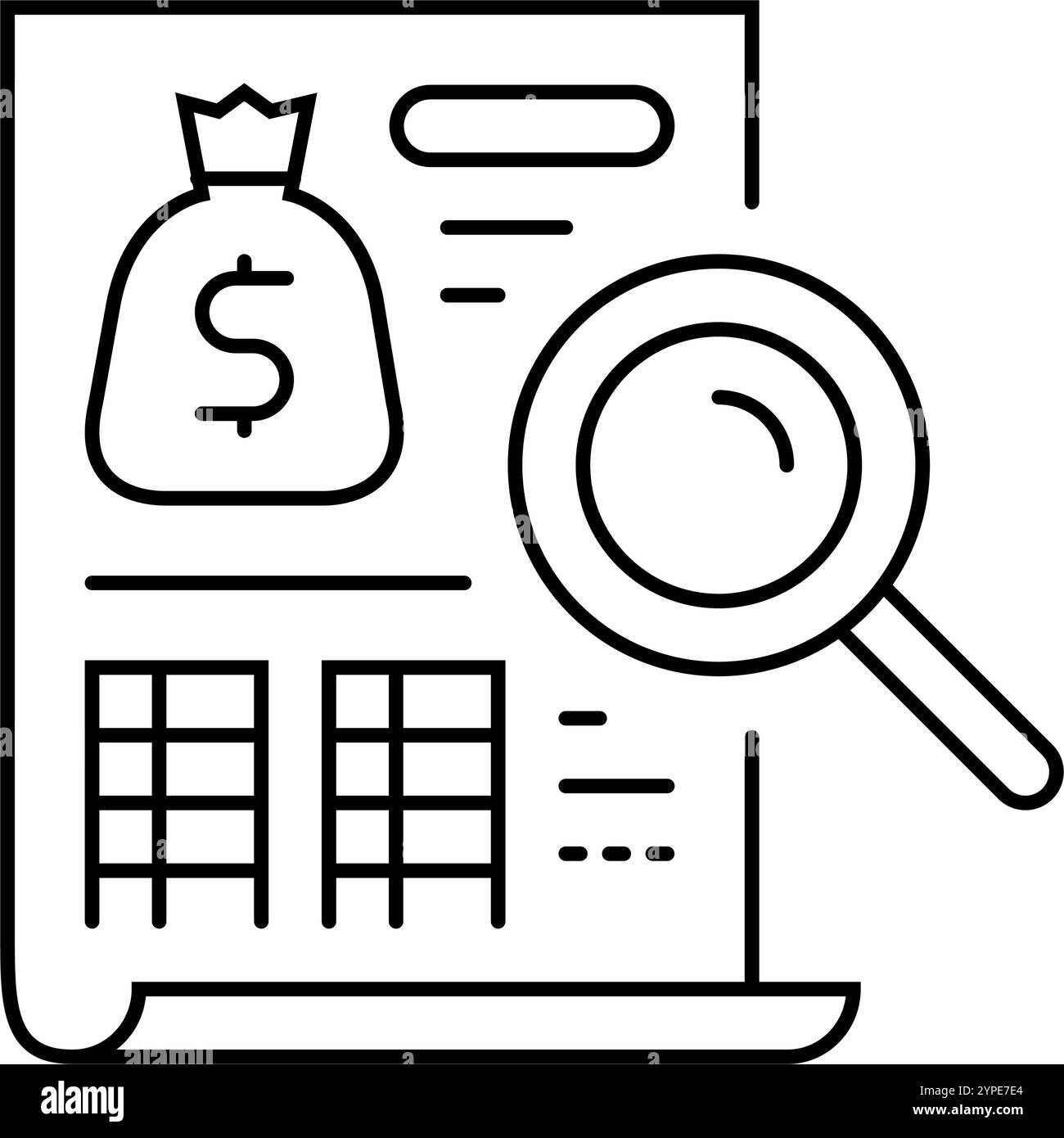 electricity usage tracking energy line icon vector illustration Stock ...