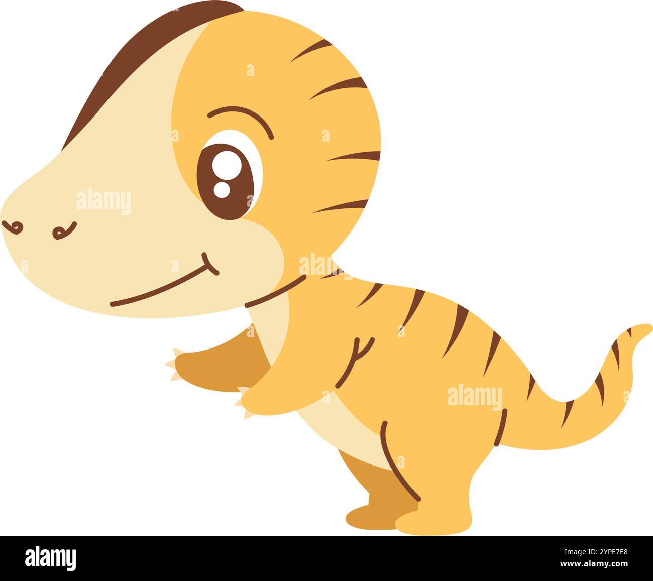 cute raptor dinosaur tender Stock Vector Image & Art - Alamy