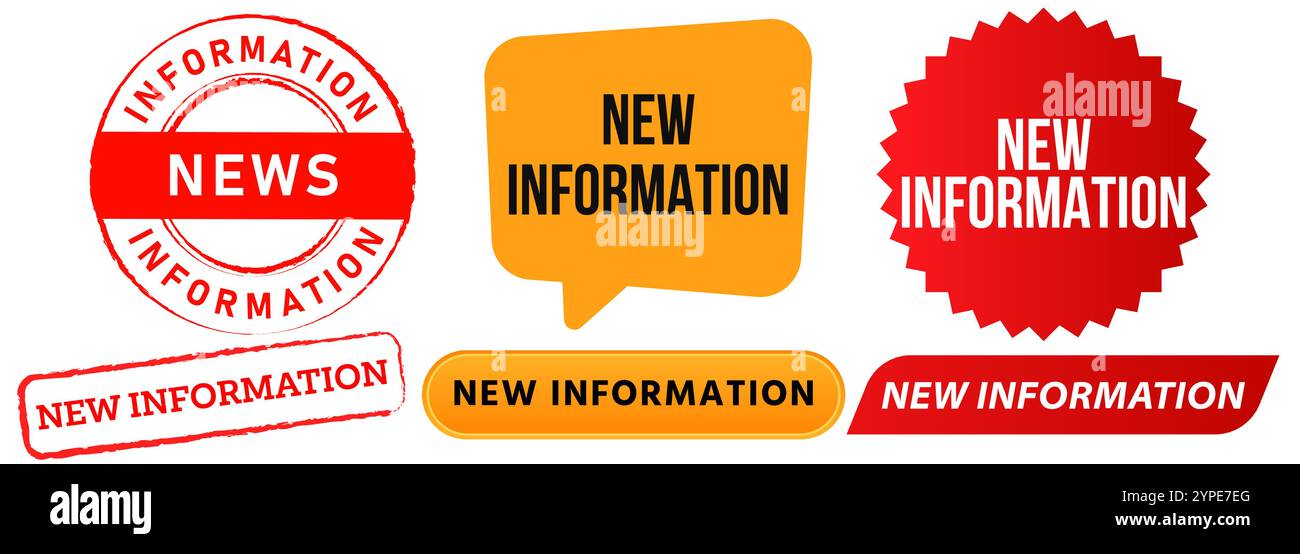 New information news update upgrade latest info data article headline ...