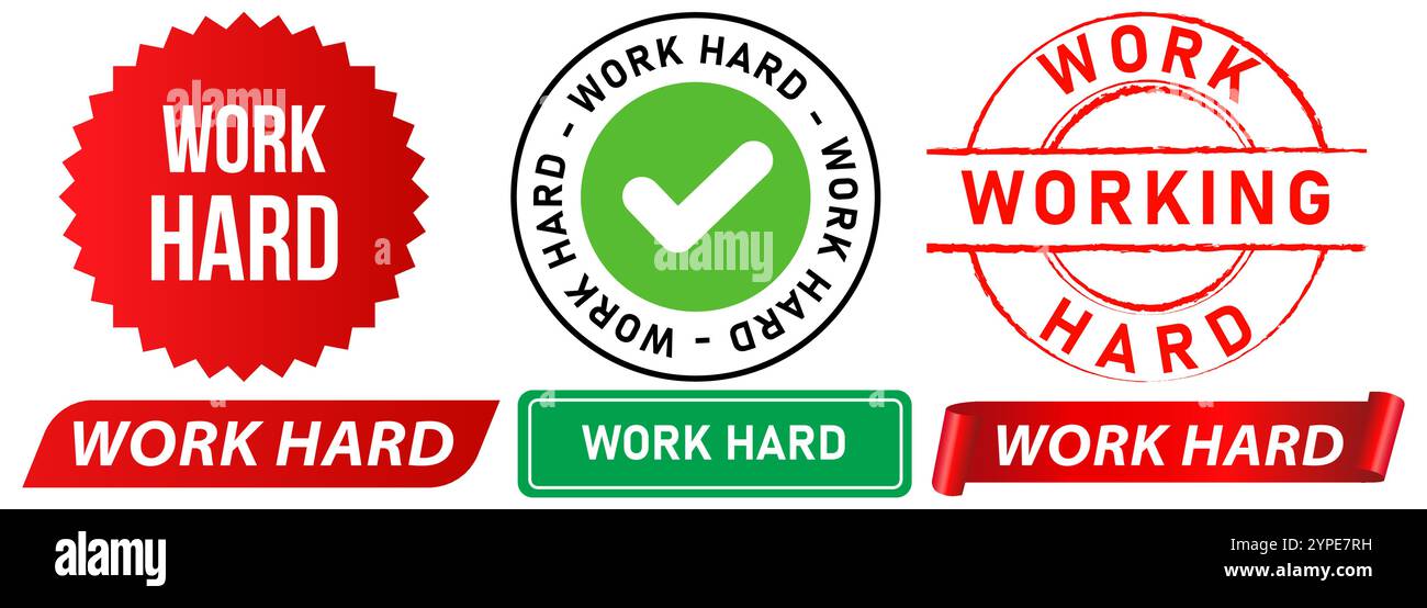 Work hard working job task responsibility employee occupation ambitious ...