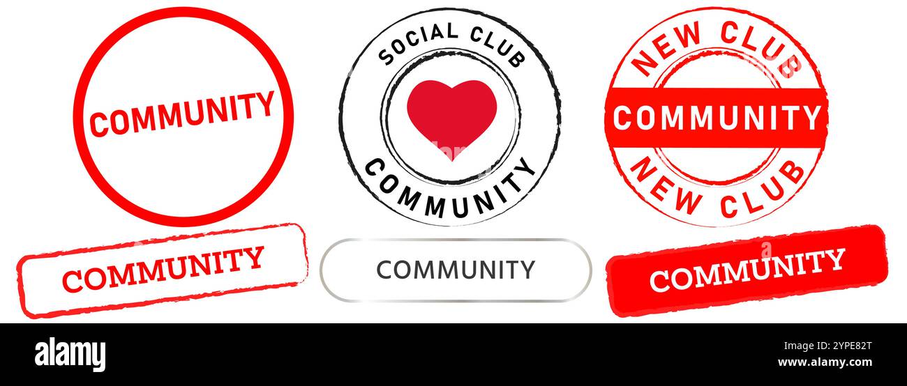 Community club join social relation team united unite union human group ...