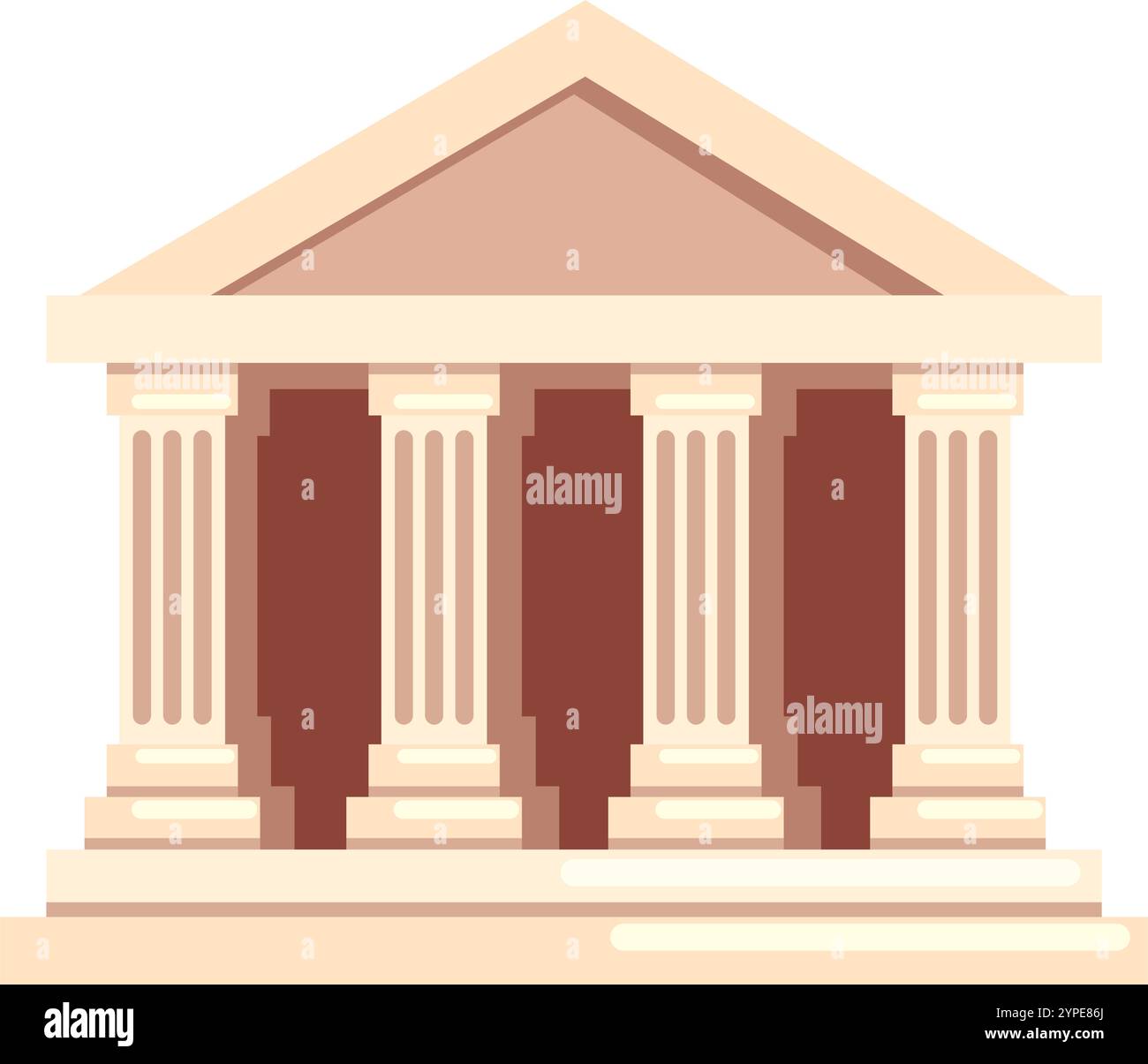 Historic courthouse building Stock Vector Images - Alamy