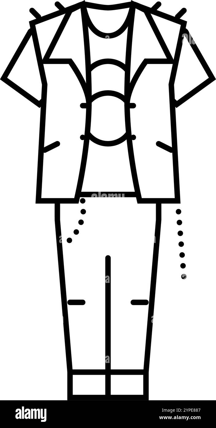 punk fashion subculture style line icon vector illustration Stock ...