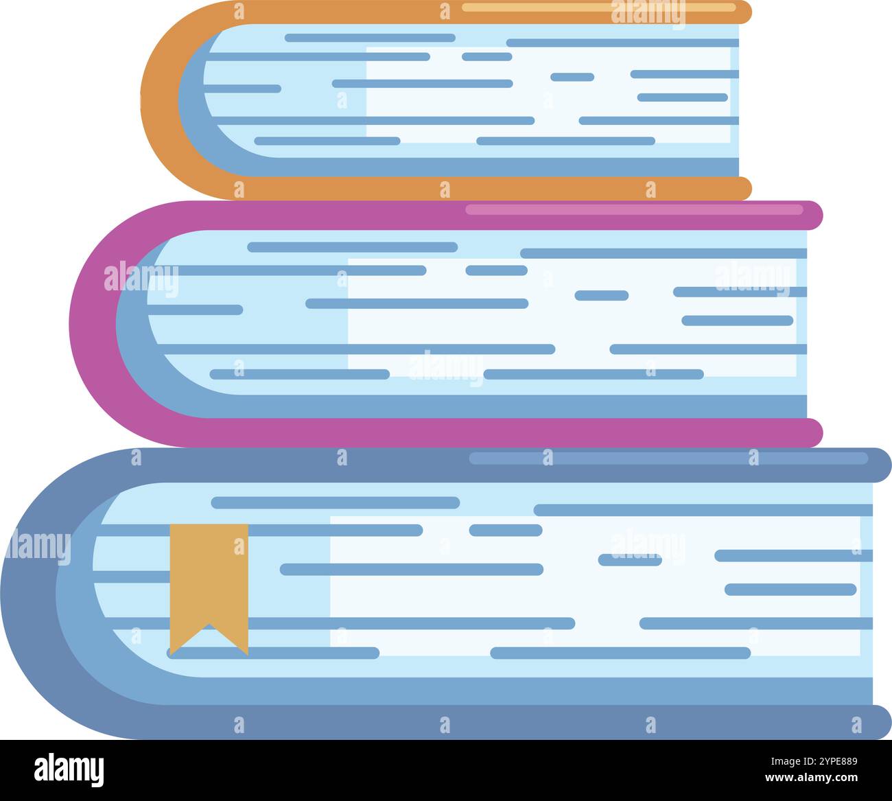 stack of book Stock Vector Image & Art - Alamy