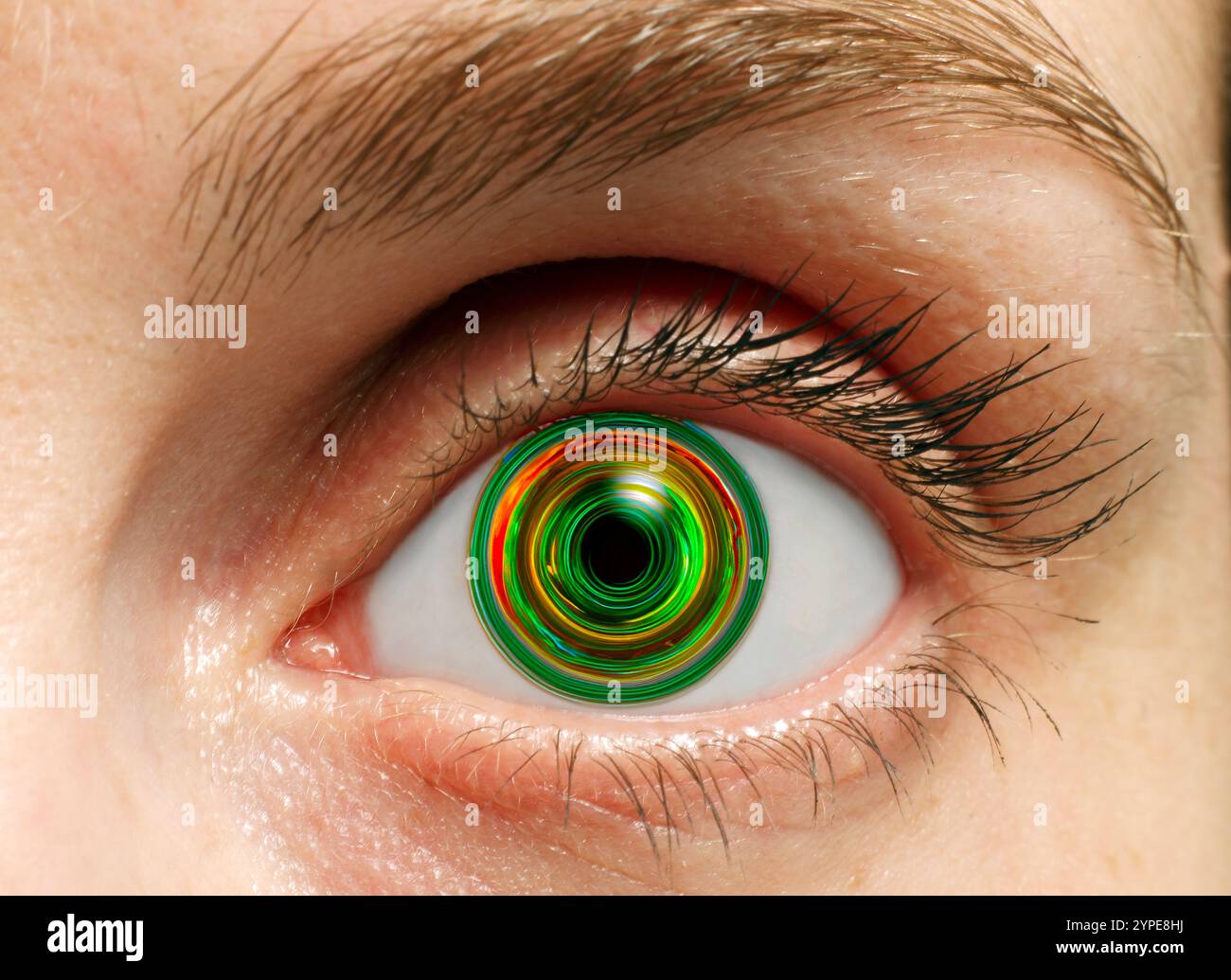 Hypnotised eyes hi-res stock photography and images - Alamy