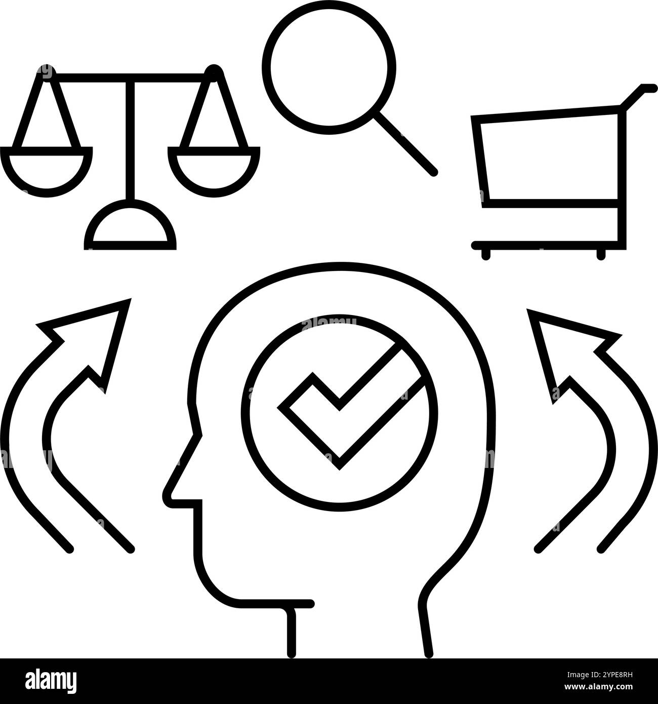 Consumer behaviour analysis Black and White Stock Photos & Images - Alamy