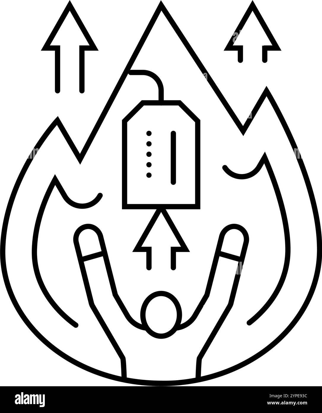 motivation consumer behavior line icon vector illustration Stock Vector ...