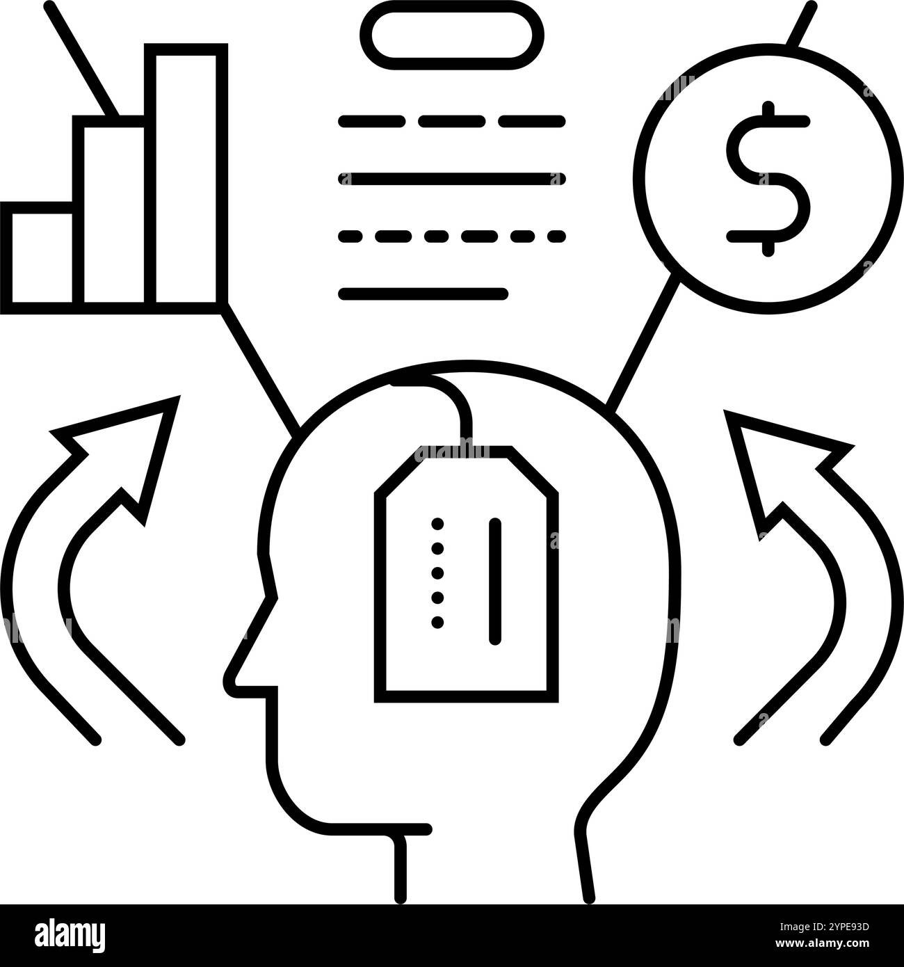 product knowledge consumer behavior line icon vector illustration Stock ...