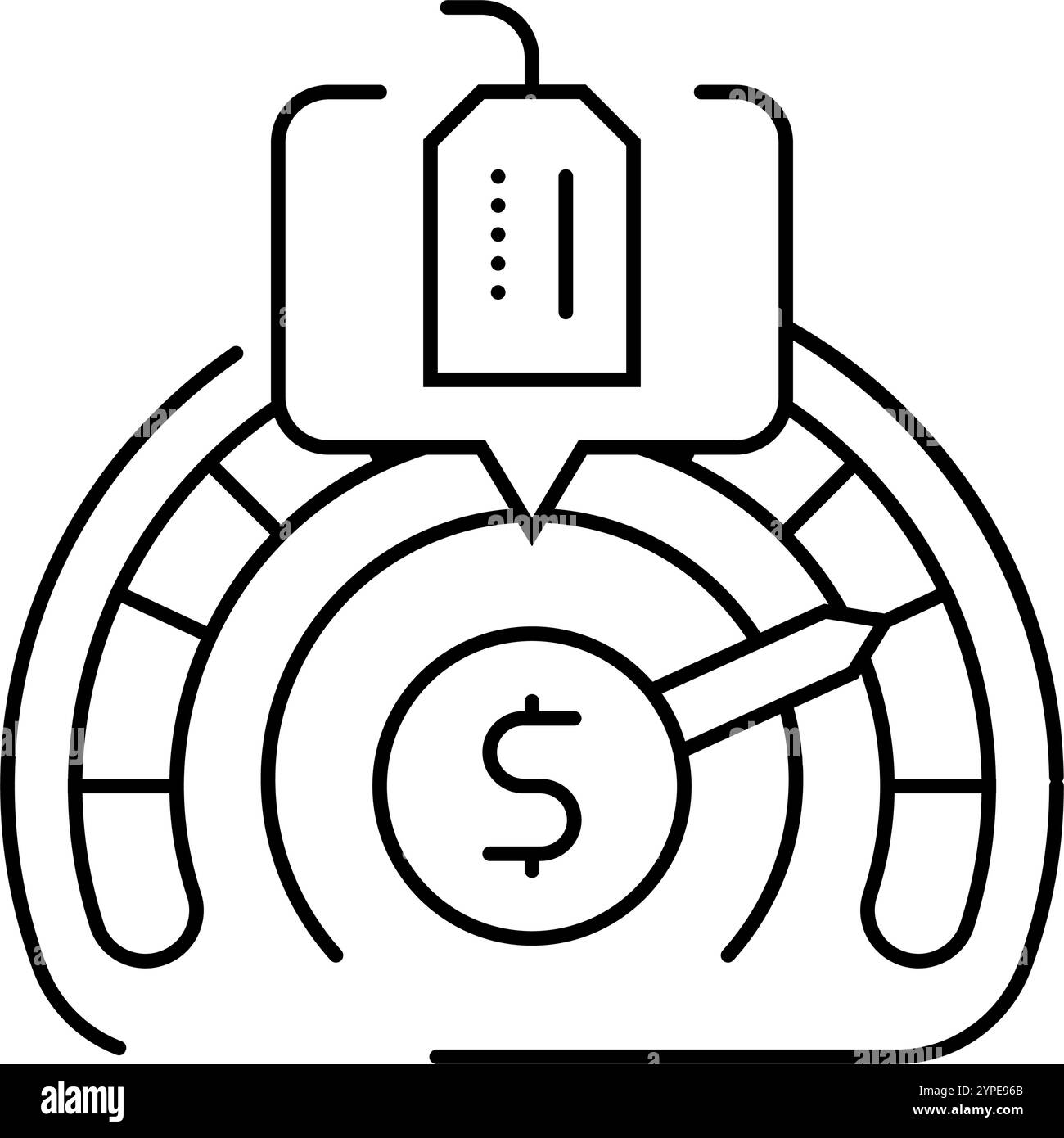 perception value consumer behavior line icon vector illustration Stock ...
