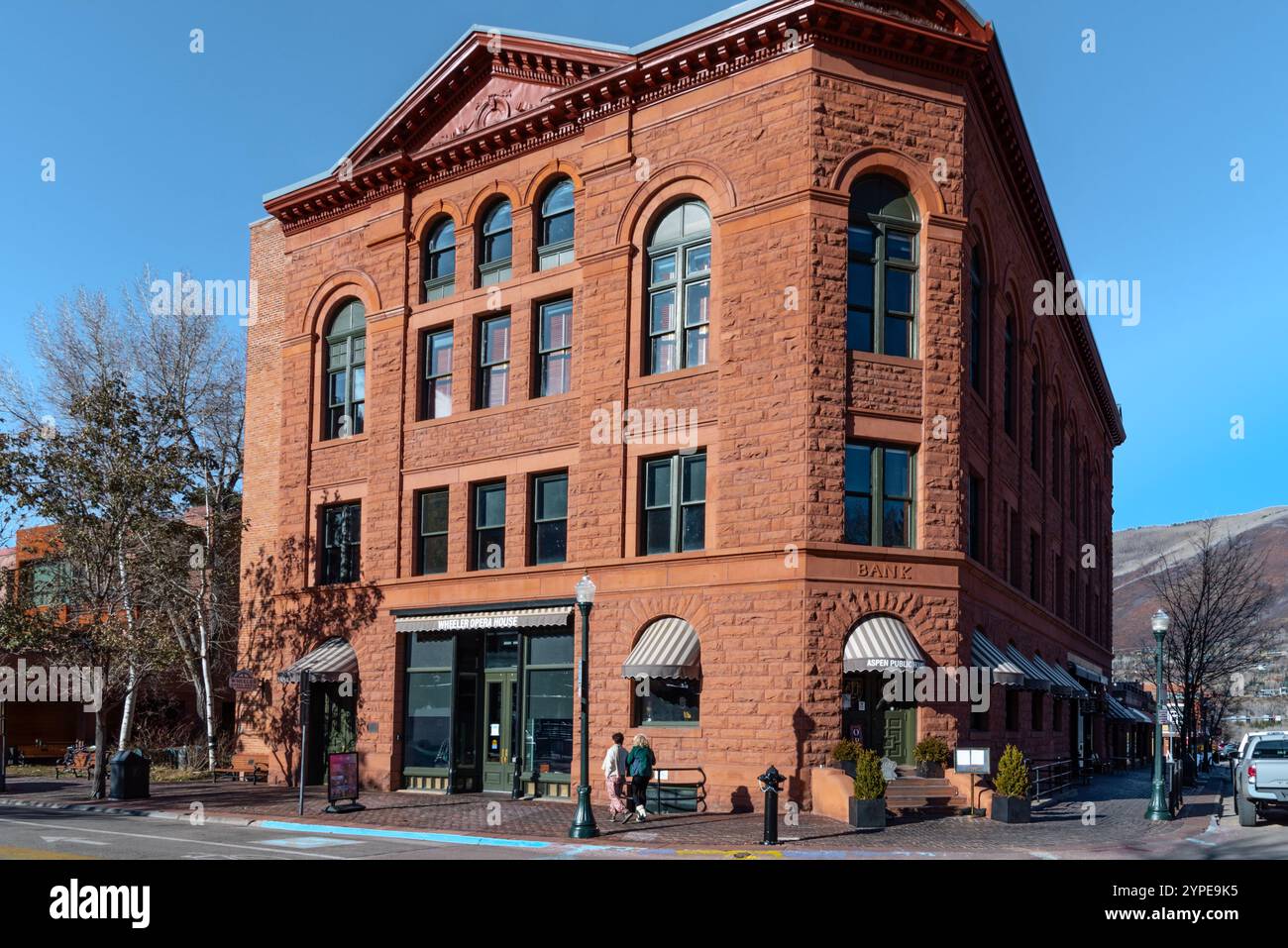 Historic Wheeler Opera House, opened 1889, owned by Jerome Byron ...