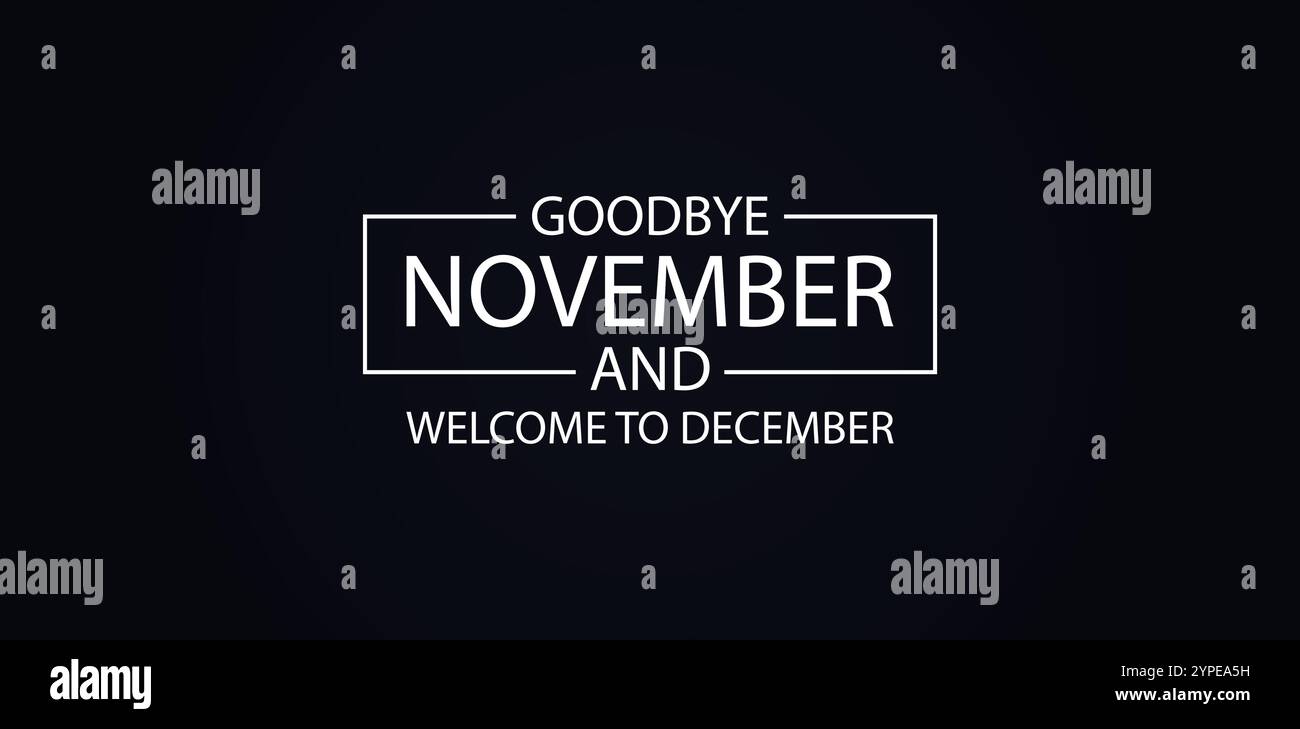 Saying Goodbye to November and Embracing the Magic of December Stock ...