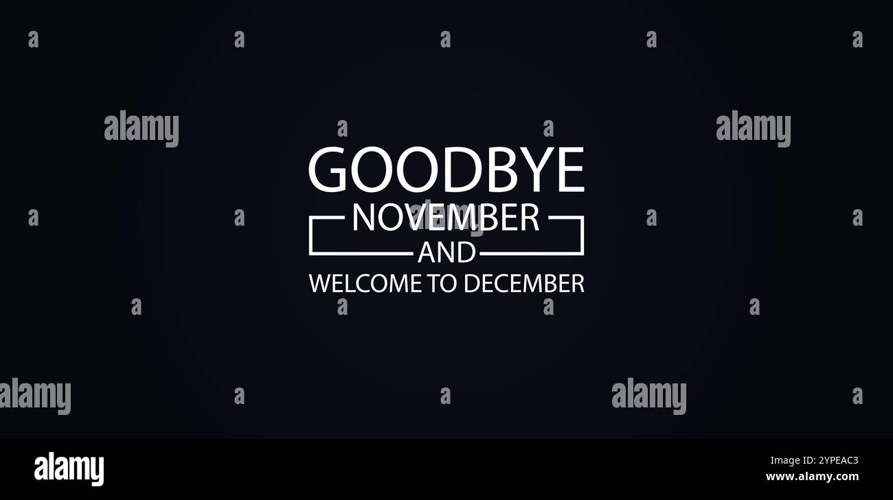 Saying Goodbye to November and Embracing the Magic of December Stock ...
