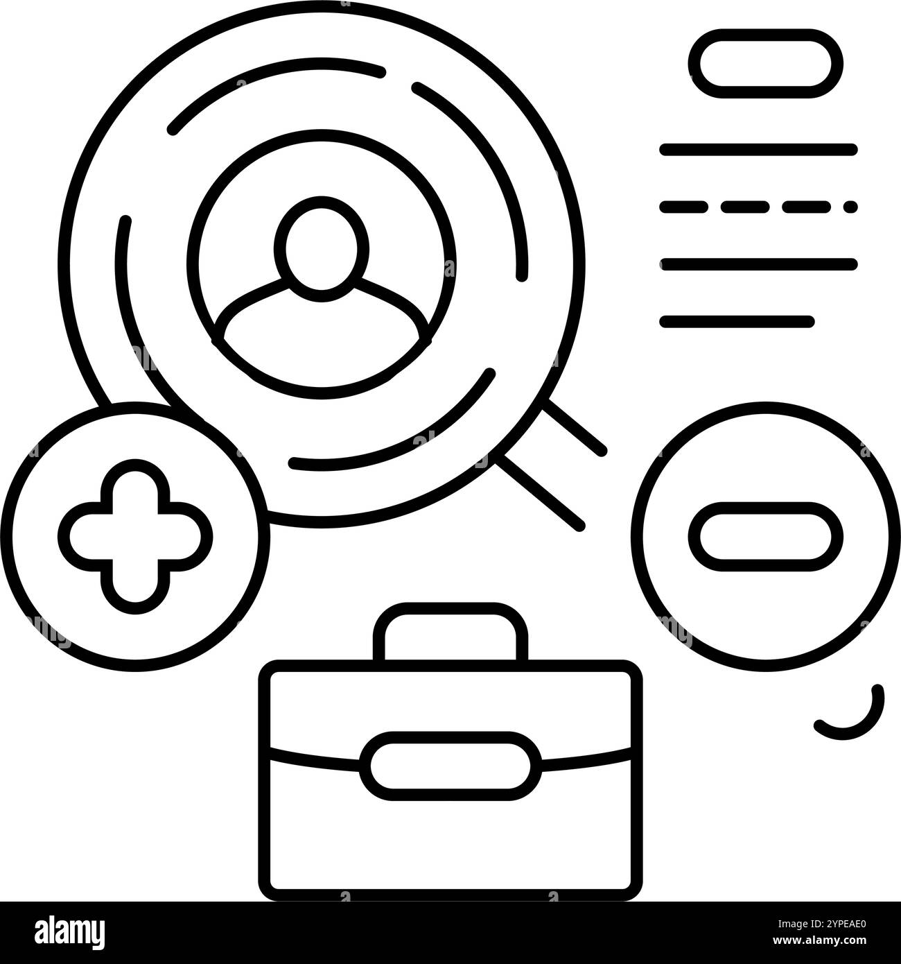 competitive analysis technical sales engineer line icon vector ...