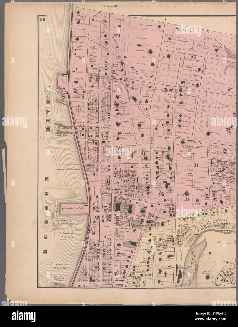 Plates 28 & 29: Portions of 2nd, 3rd and 4th Wards of the City of ...