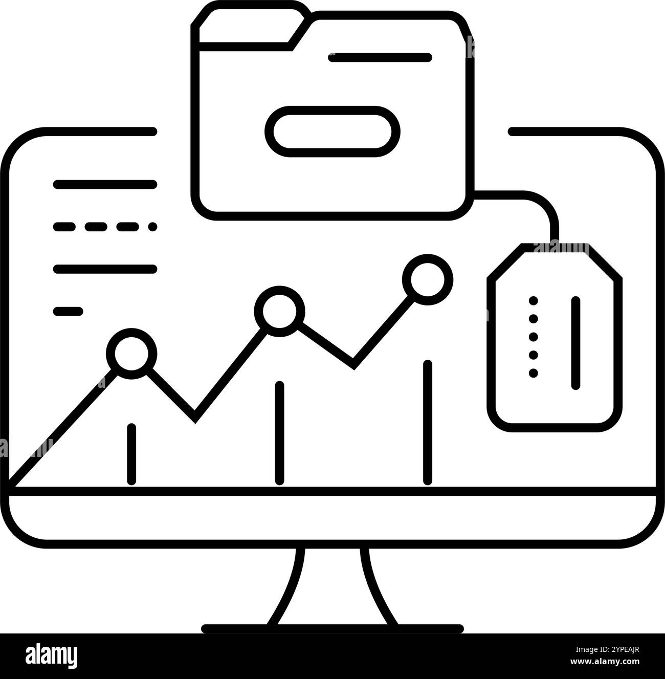 intelligence technical sales engineer line icon vector illustration ...