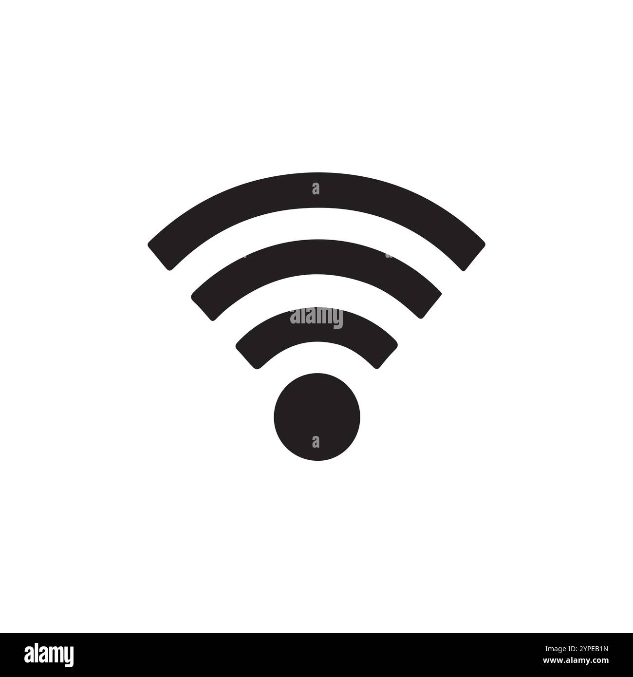 Wifi icon. Free wifi sign isolated icon. wi-fi network logo. flat ...