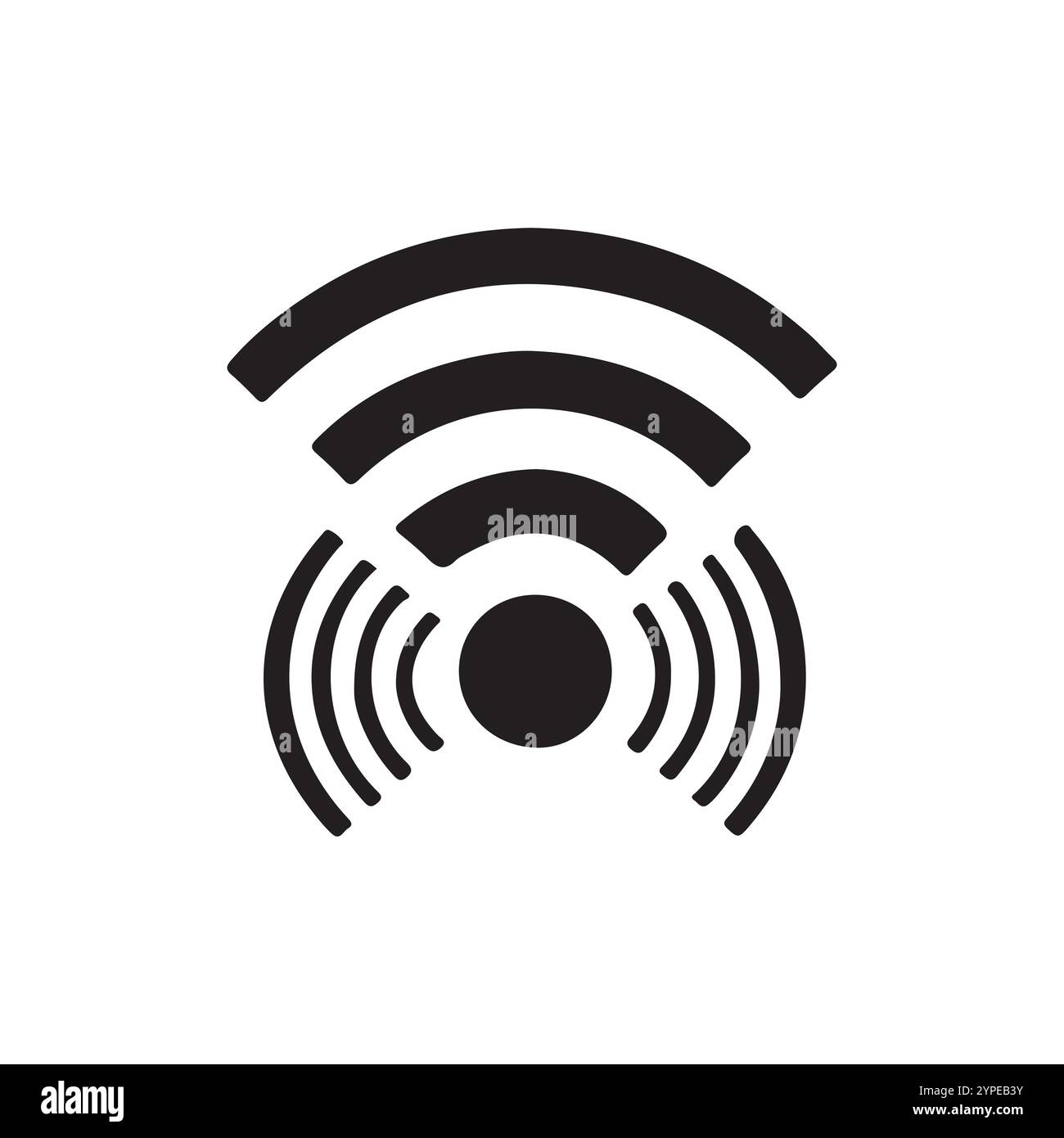 Wifi icon. Free wifi sign isolated icon. wi-fi network logo. flat illustration of wifi vector ...