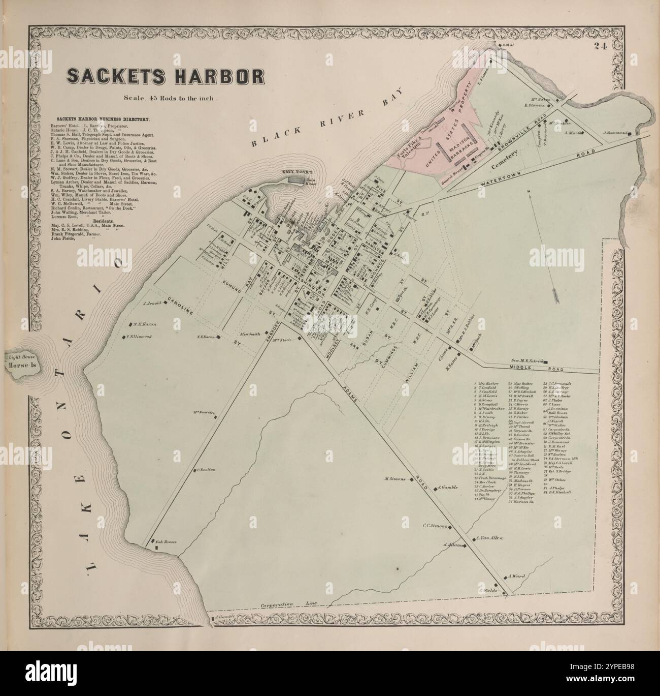 Sackets harbor hi-res stock photography and images - Alamy