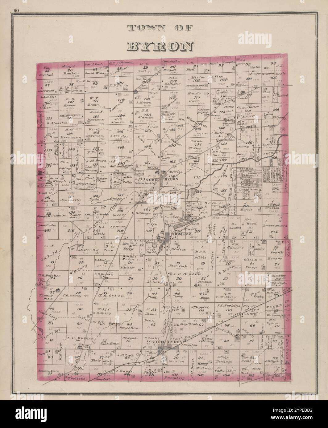 Township maps hi-res stock photography and images - Alamy