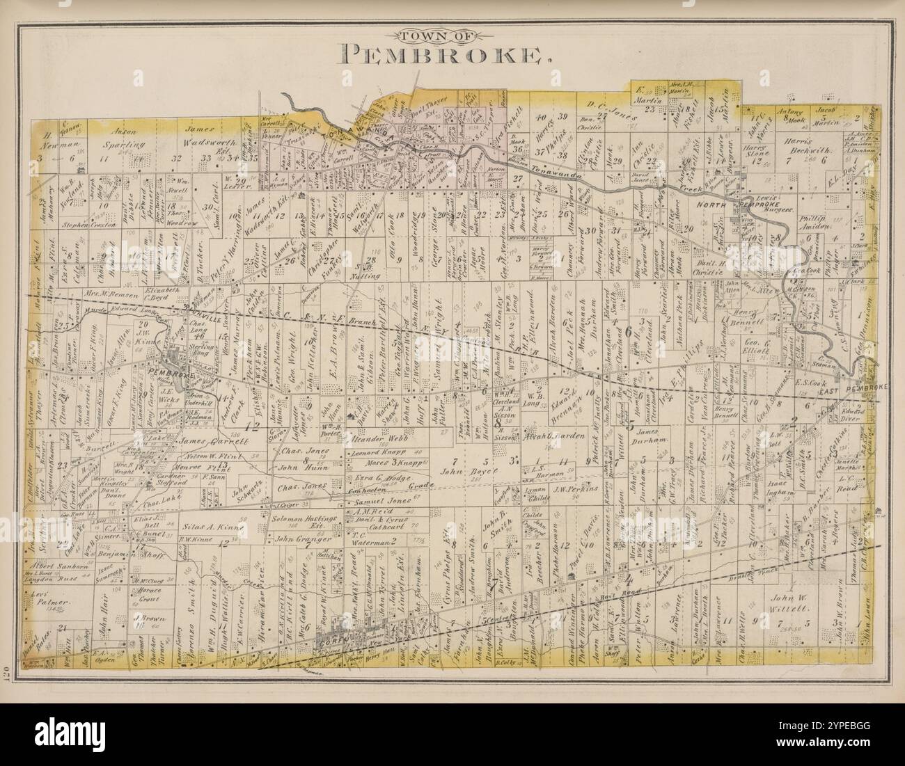 Map of pembroke hi-res stock photography and images - Alamy