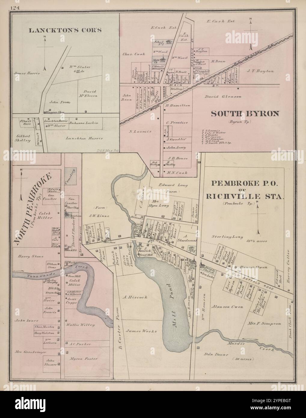 Map of pembroke hi-res stock photography and images - Alamy