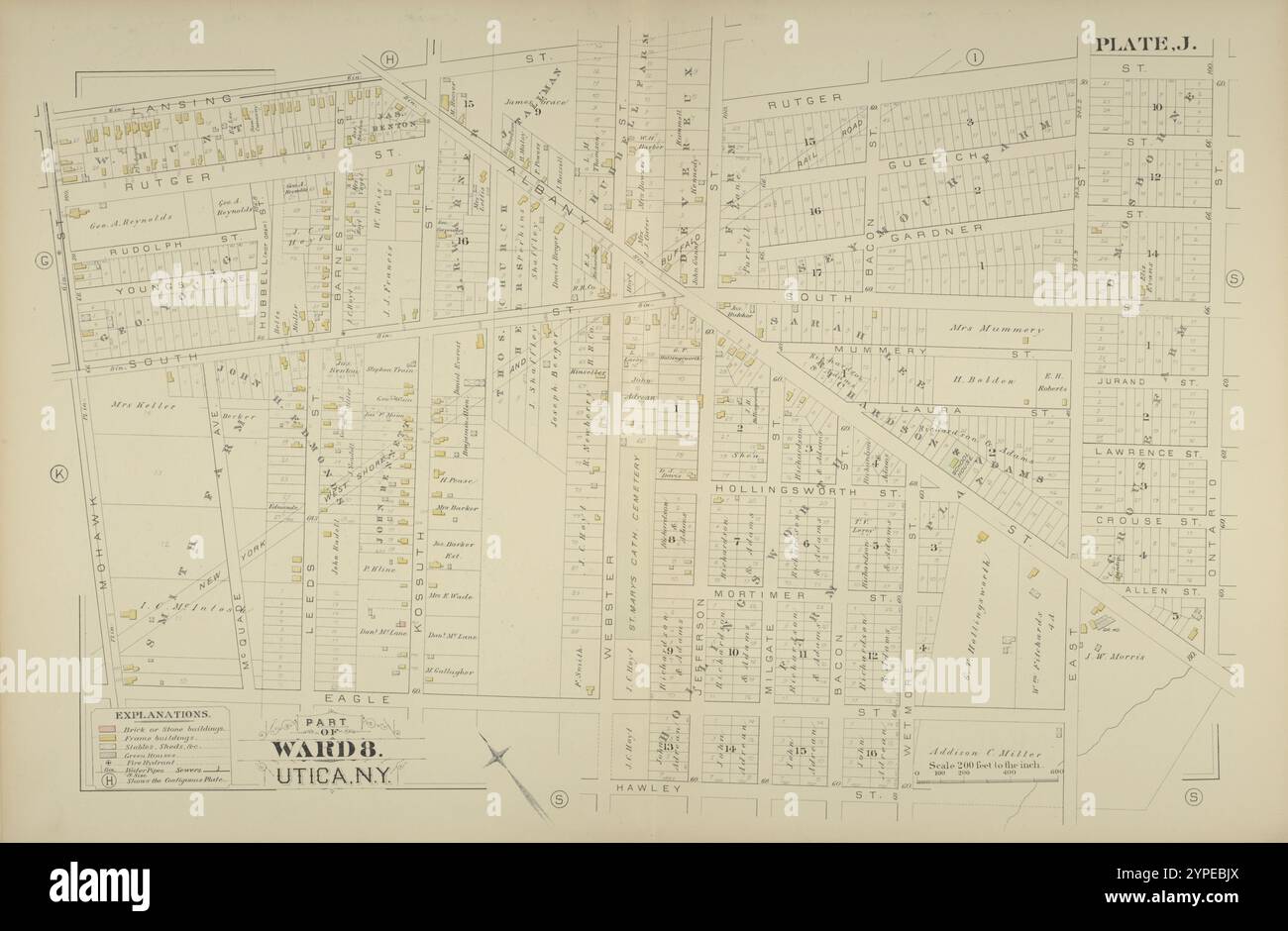 Ward maps hi-res stock photography and images - Alamy