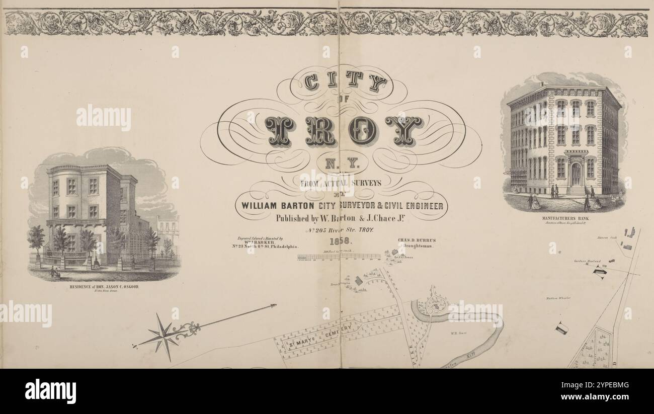 Residence of Hon. Jason C. Osgood. ;City of Troy [cont.]; Manufactorers ...