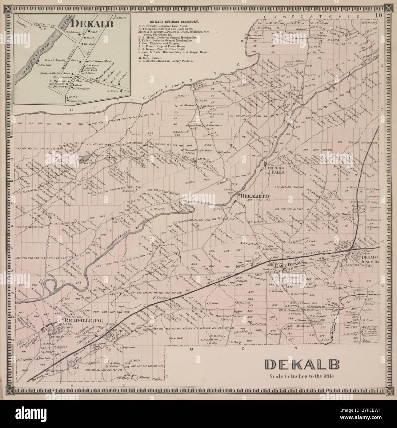 Dekalb village hi-res stock photography and images - Alamy