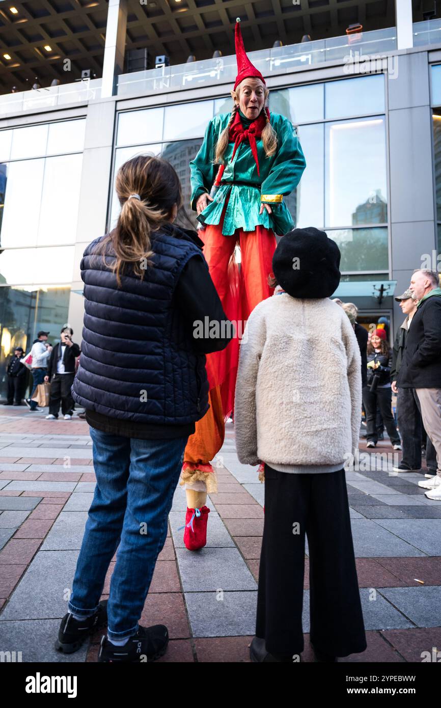Seattle, USA. 29th Nov, 2024. The annual Westlake Shopping District ...