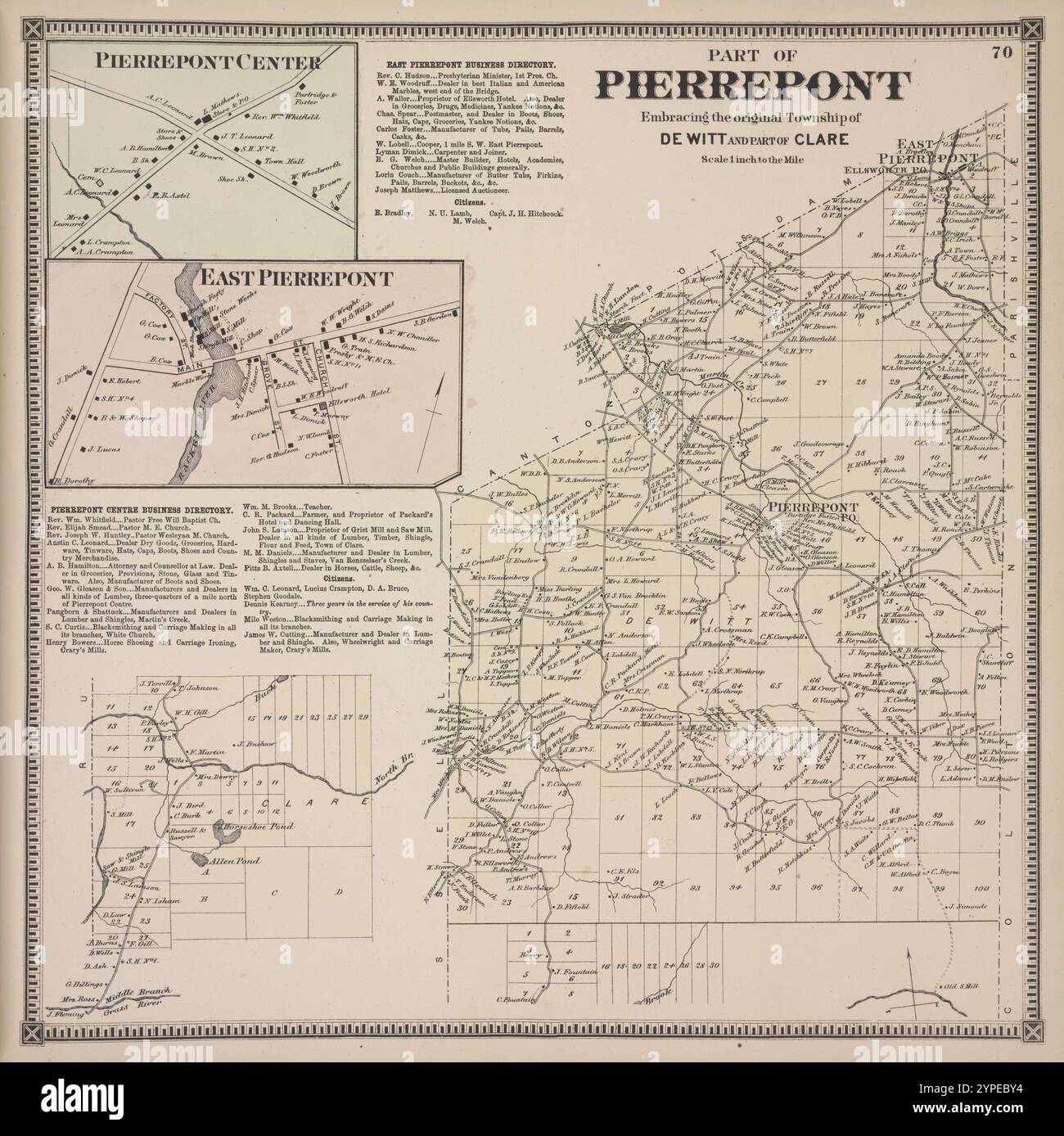 Pierrepont Center [Village]; East Pierrepont [Village]; Pierrepont ...