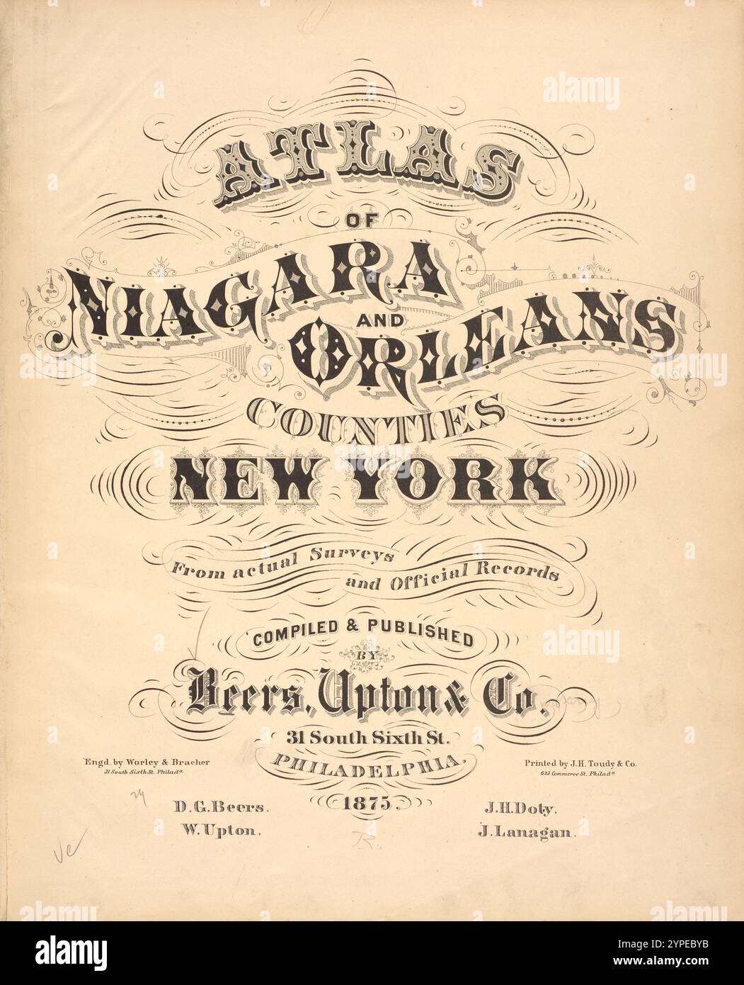 Maps of niagara hi-res stock photography and images - Alamy