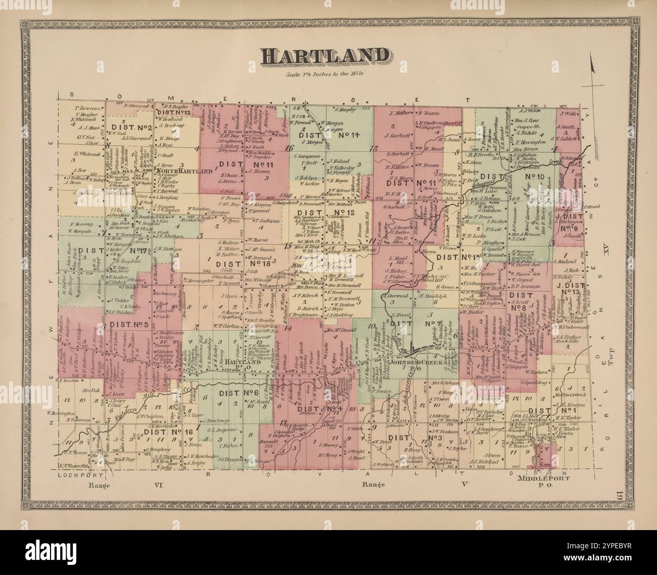 Hartland map hi-res stock photography and images - Alamy
