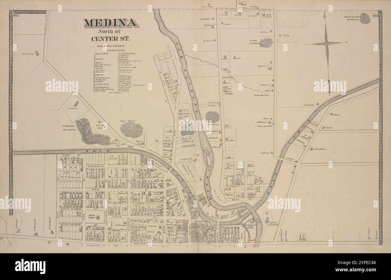 Medina map hi-res stock photography and images - Alamy