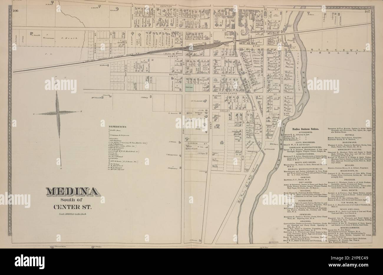 Medina map hi-res stock photography and images - Alamy