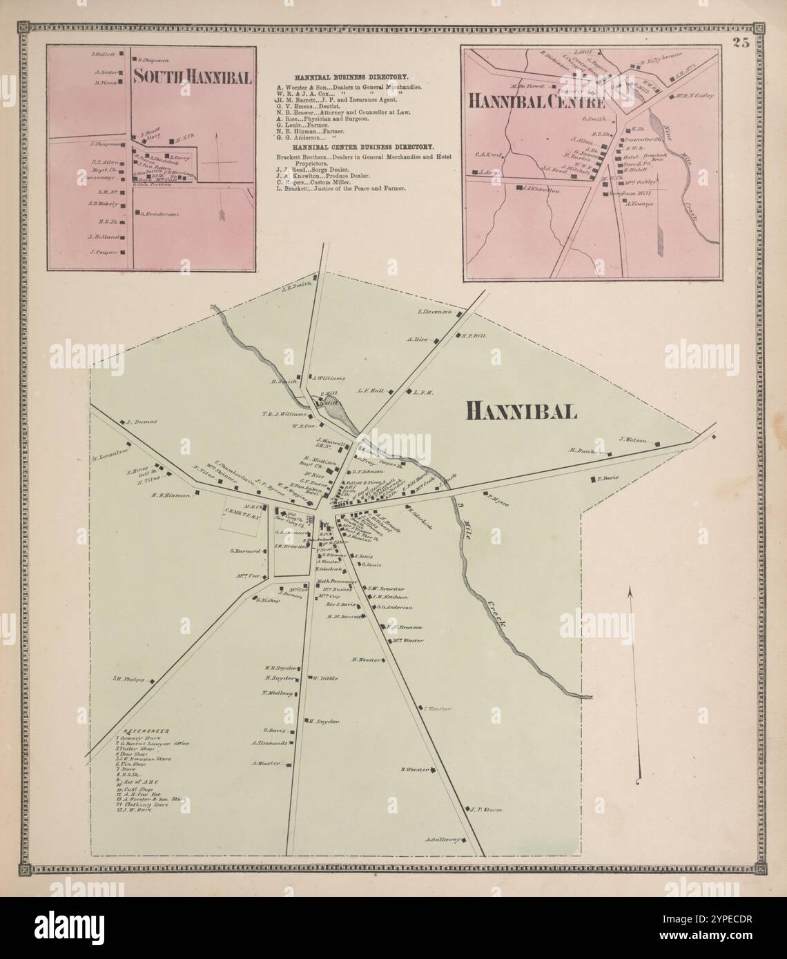 Hannibal center business directory hi-res stock photography and images ...