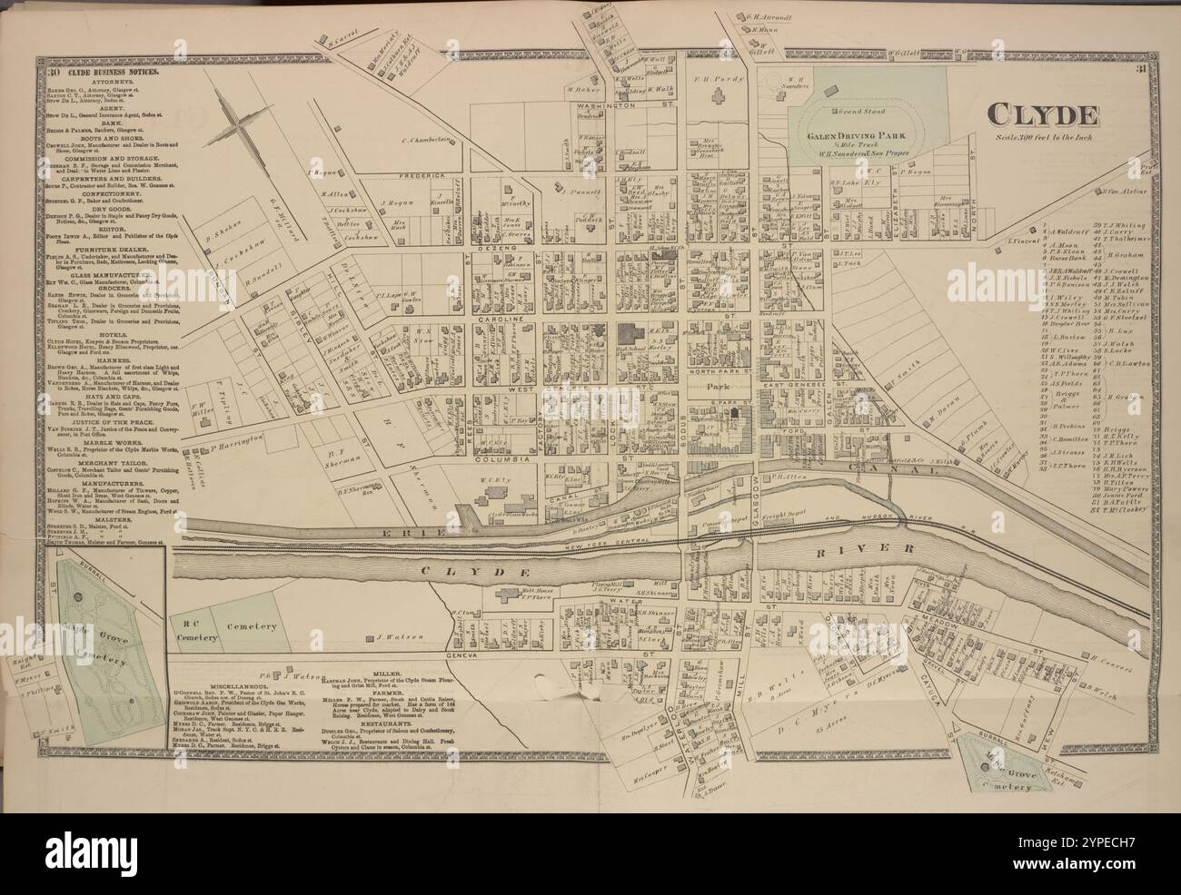 Clyde map hi-res stock photography and images - Alamy