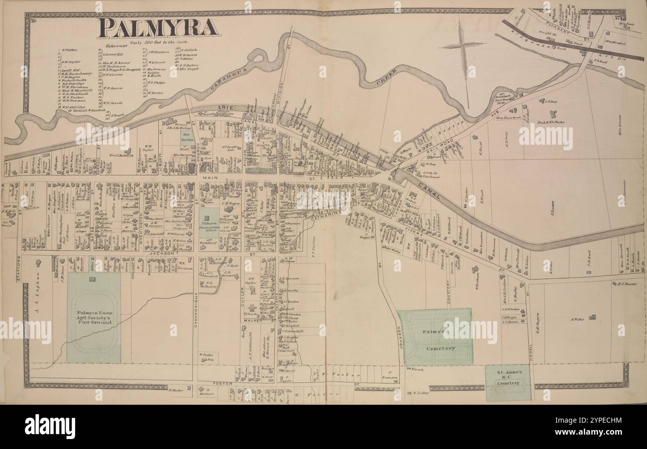 Map of palmyra hi-res stock photography and images - Alamy