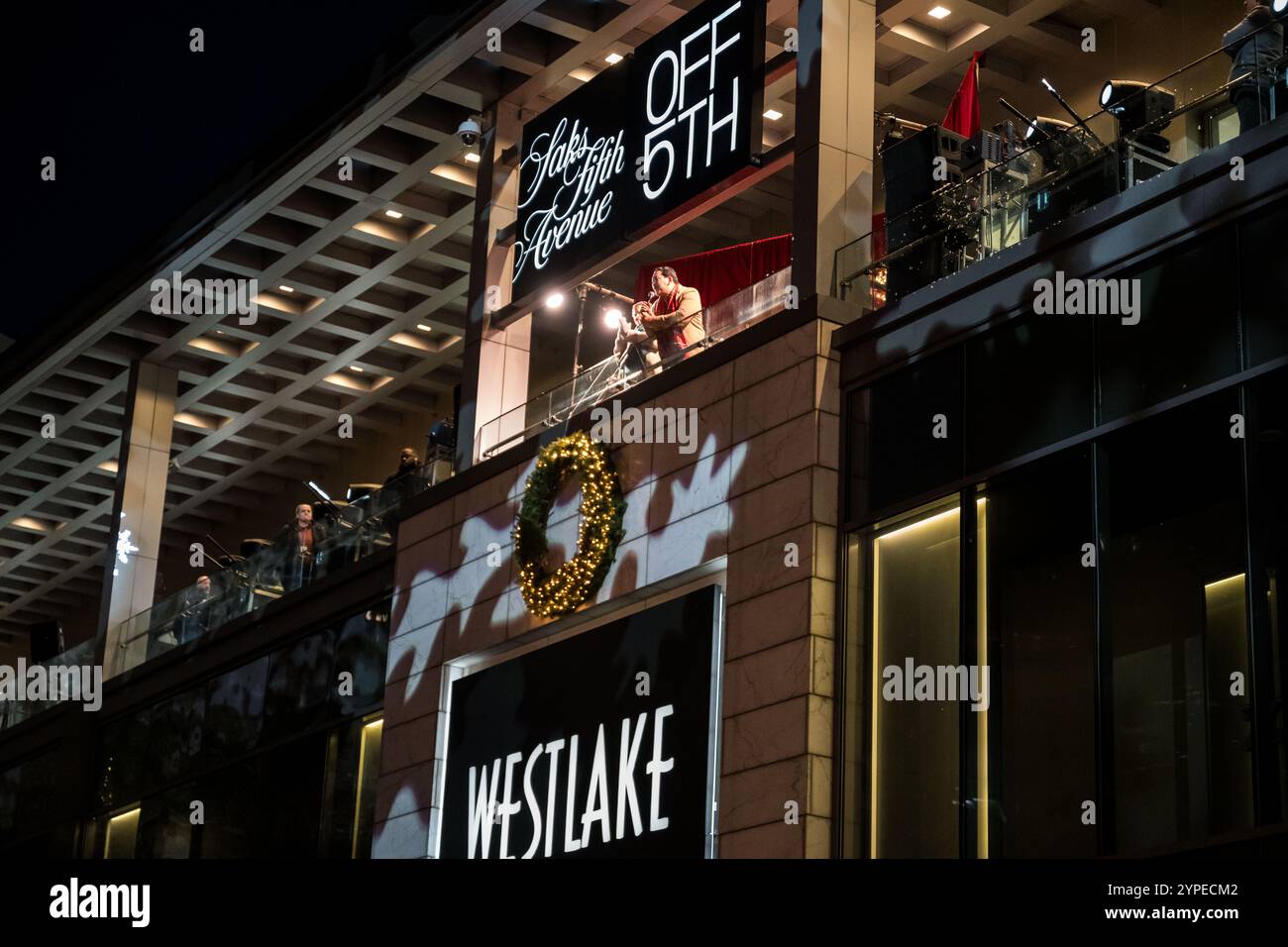 Seattle, USA. 29th Nov, 2024. The annual Westlake Shopping District ...