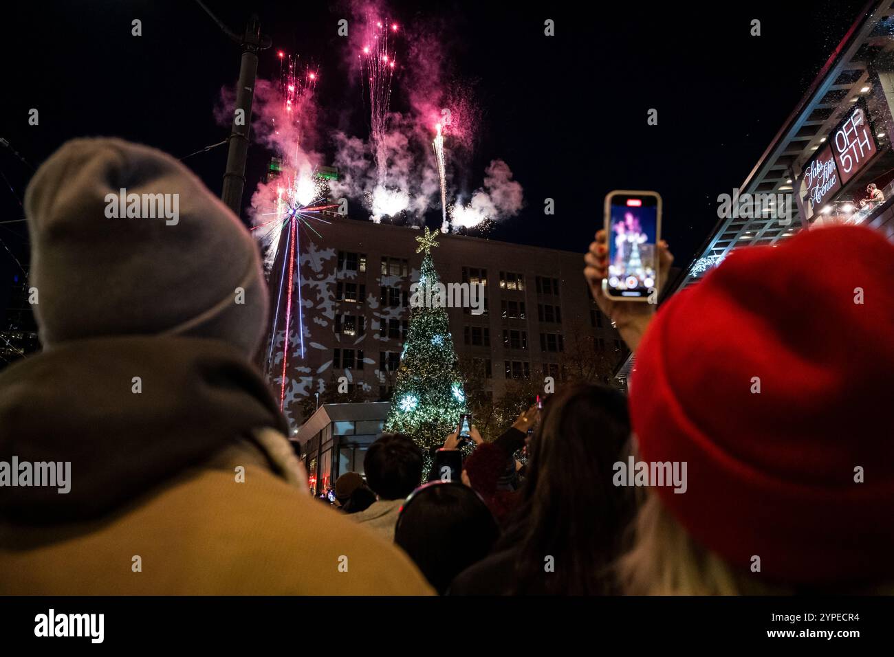 Seattle, USA. 29th Nov, 2024. The annual Westlake Shopping District ...