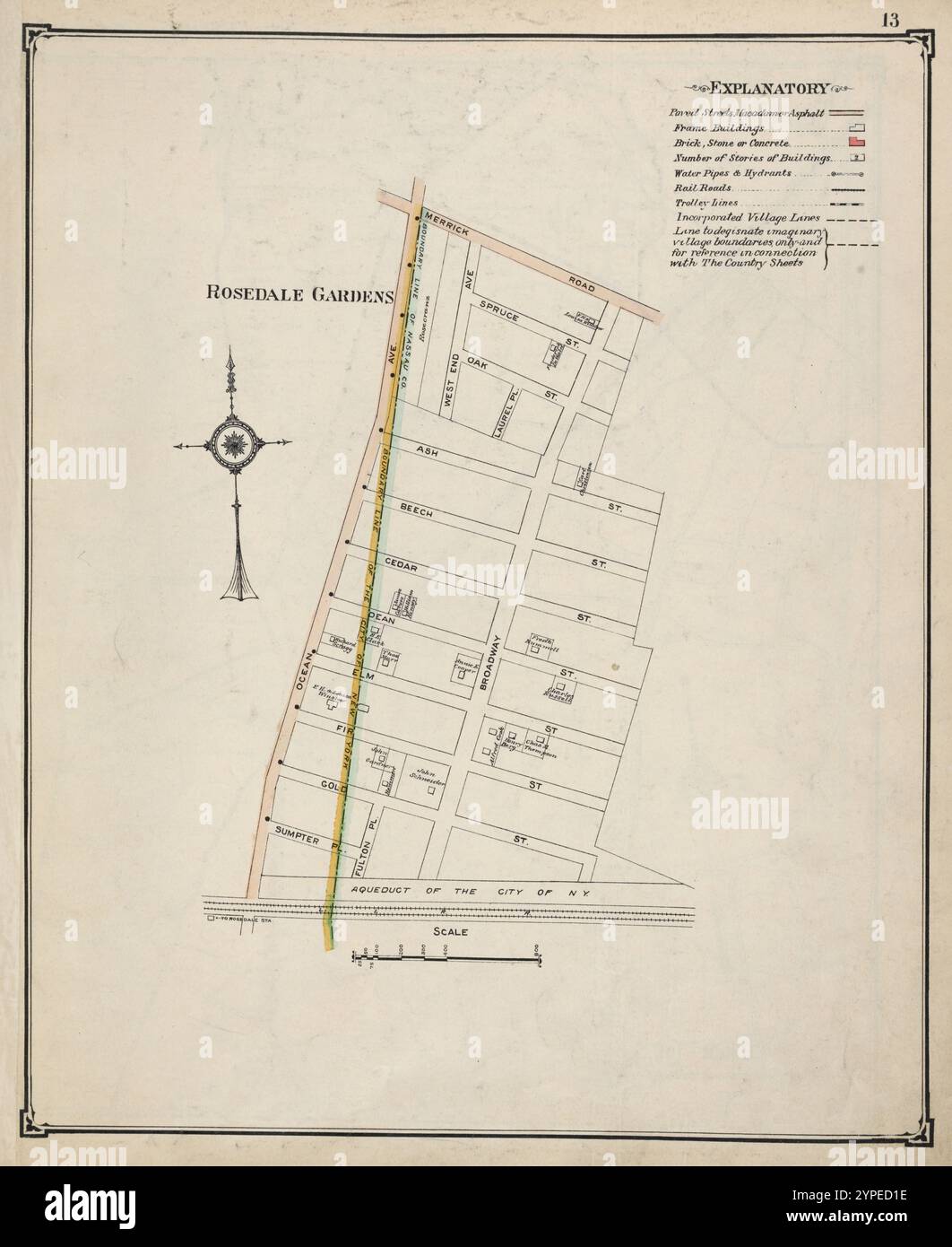 Rosedale map hi-res stock photography and images - Alamy
