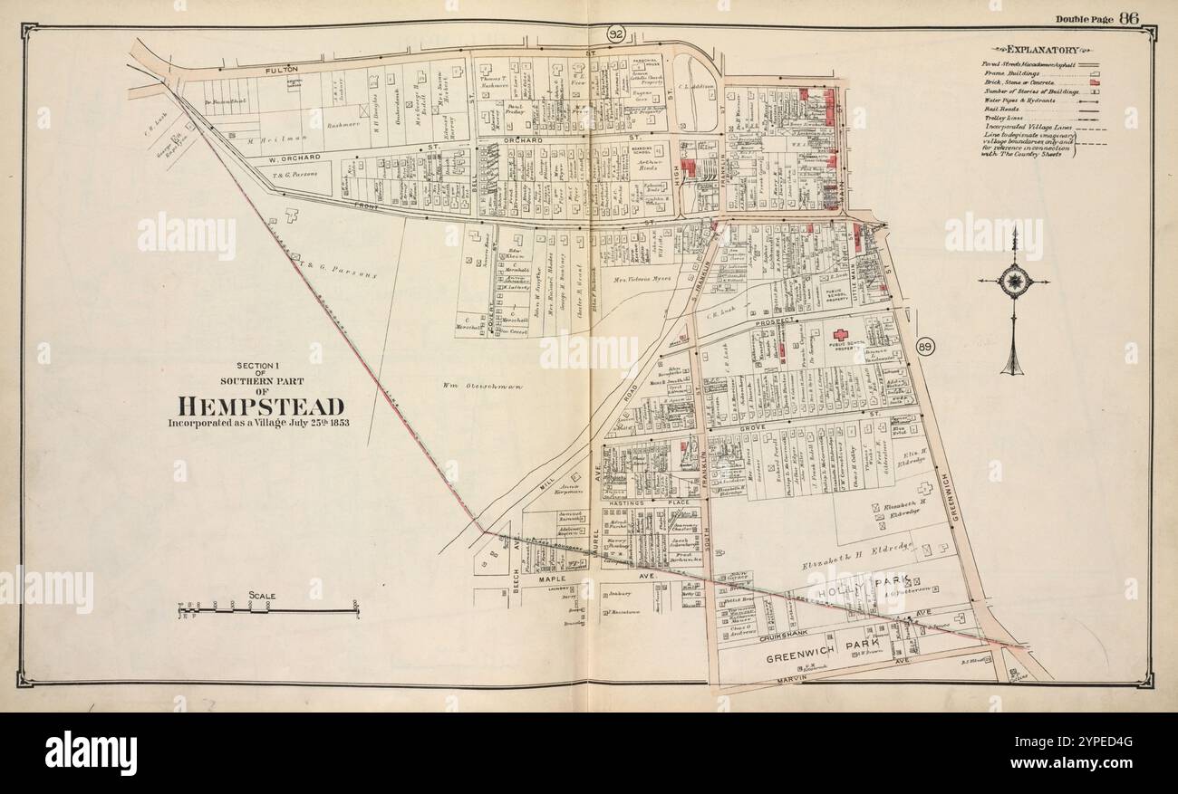 Hempstead county map hi-res stock photography and images - Alamy